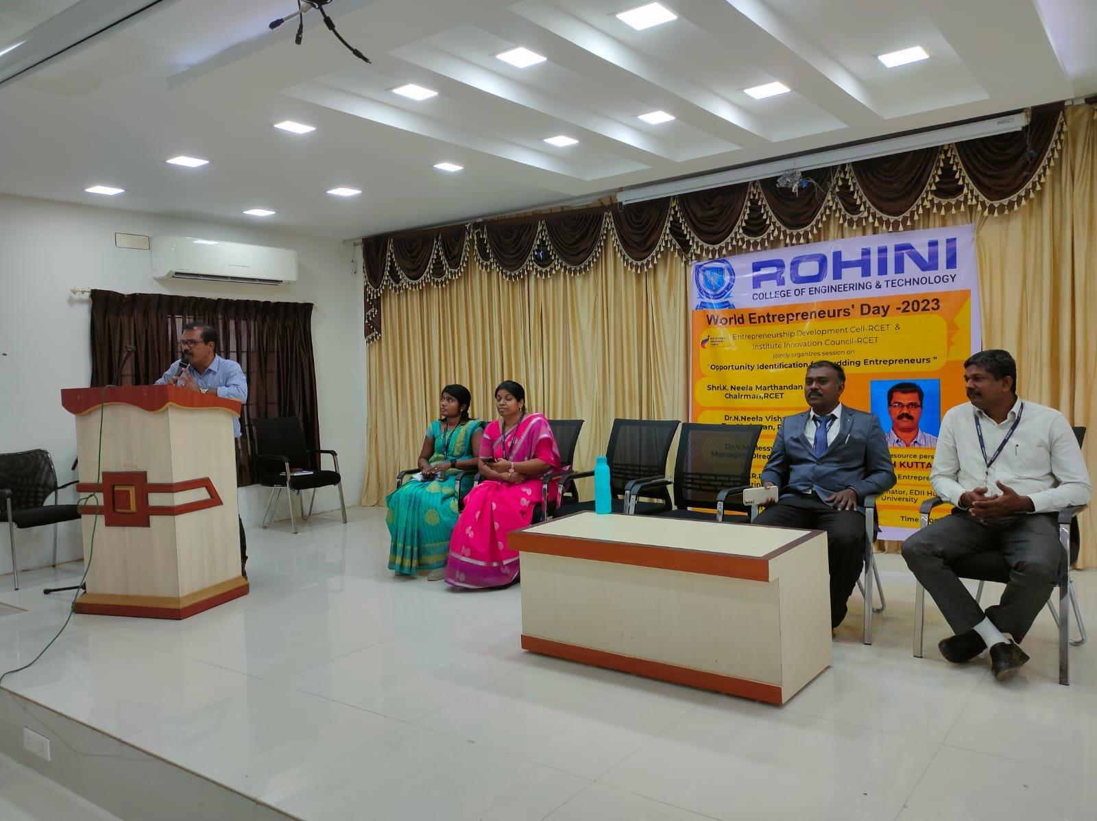 RCET Celebrates the spirit of World Entrepreneurs Day - Rohini College ...